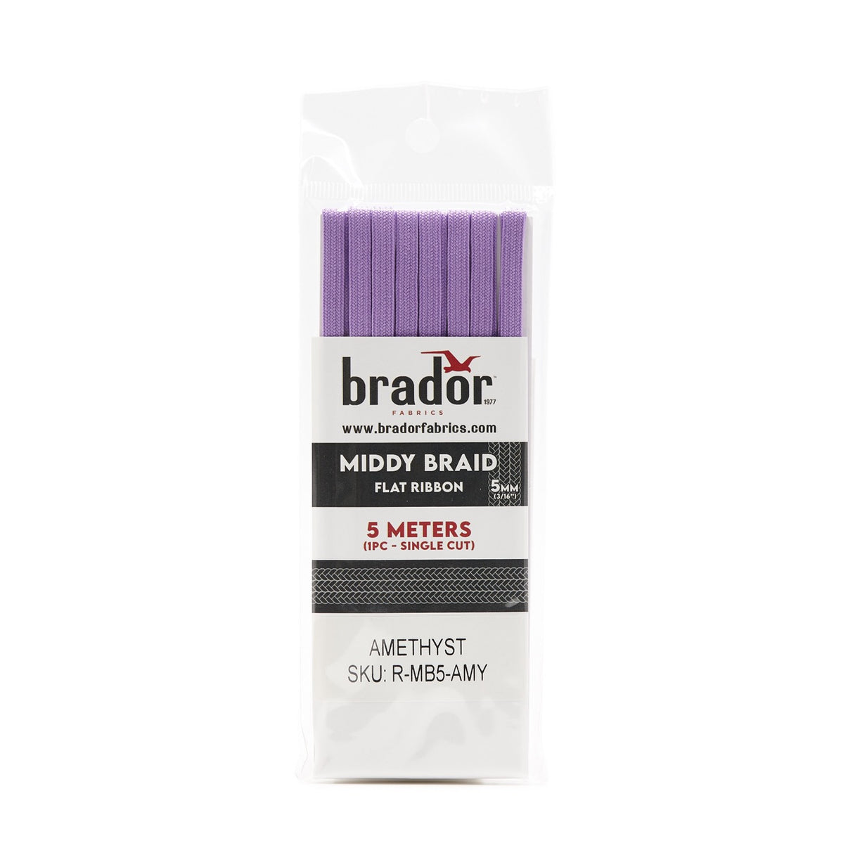 Middy Braid - Amethyst – Brador Fabrics