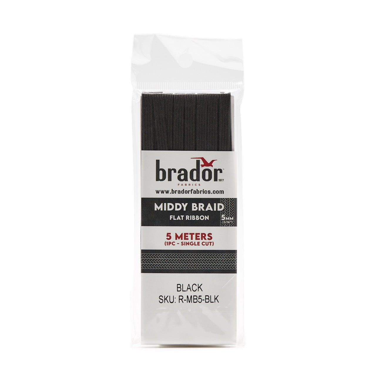Middy Braid - Black – Brador Fabrics