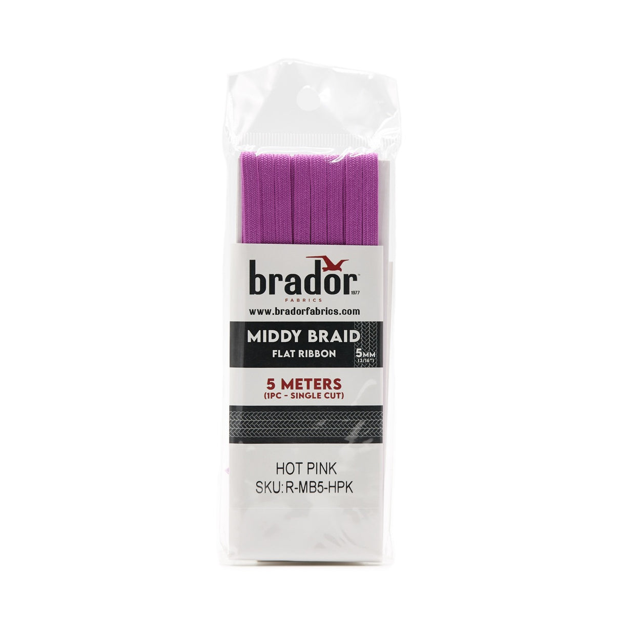 Middy Braid - Hot Pink – Brador Fabrics