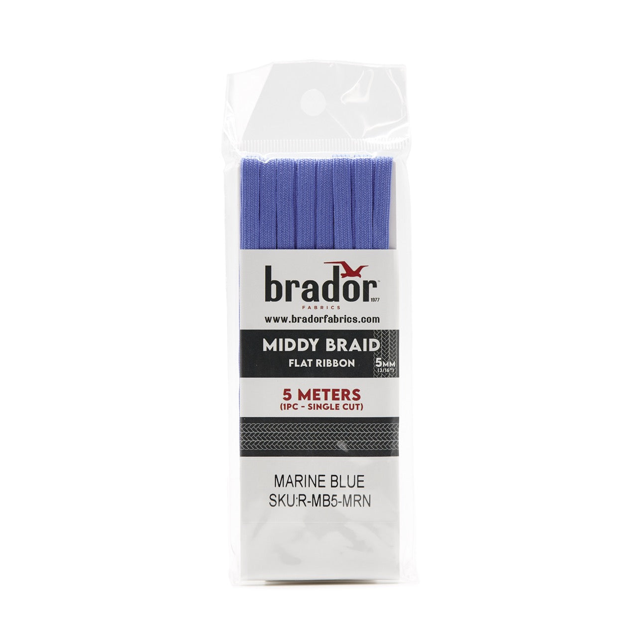 Middy Braid - Marine Blue – Brador Fabrics