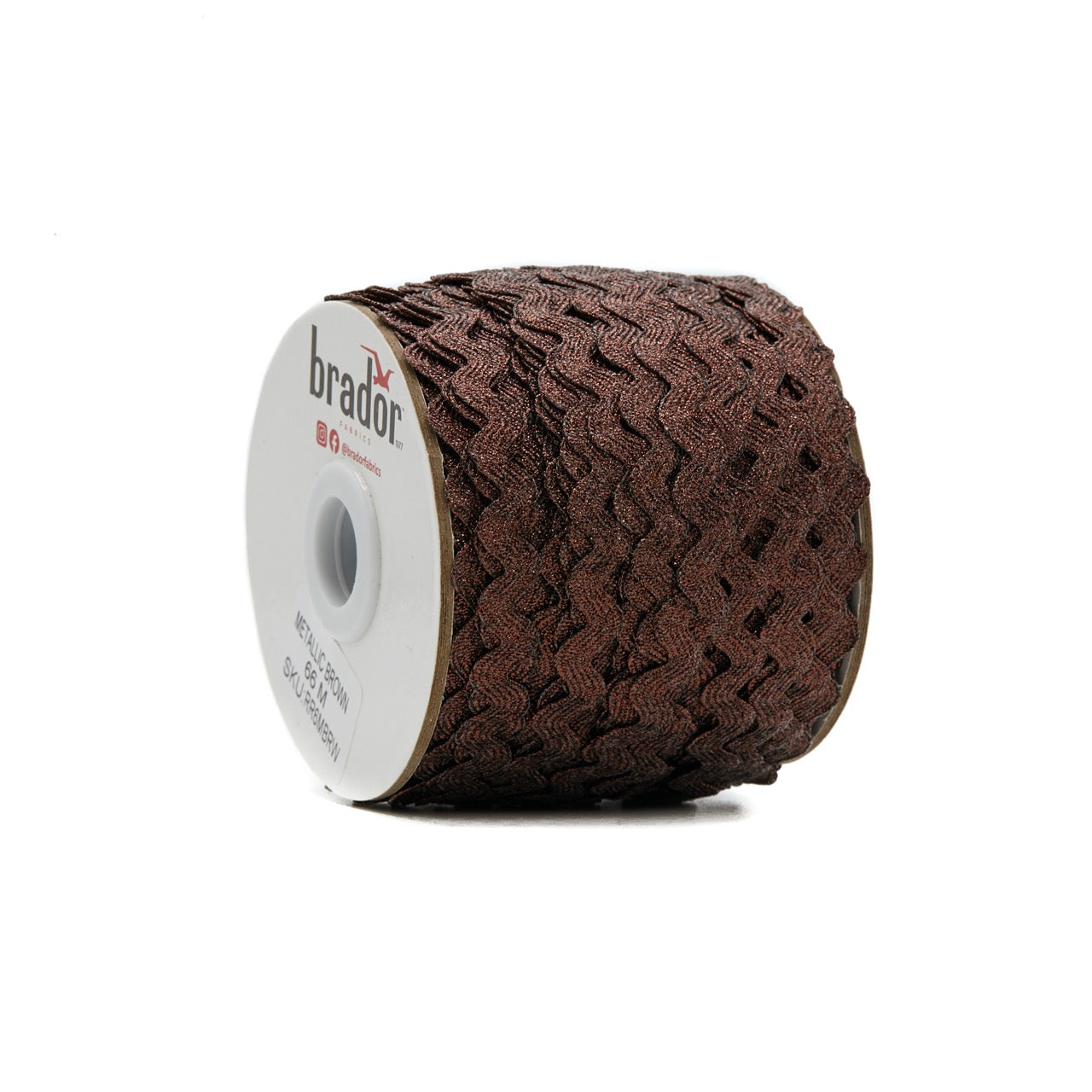 Rik Rak - Metallic Brown – Brador Fabrics